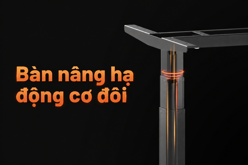Động cơ bàn nâng hạ Dual Motor là gì? Có đáng chọn không?